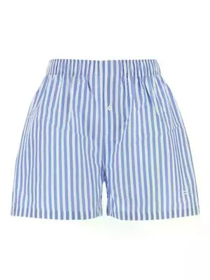 Philosophy Di Lorenzo Serafini Striped Elasticated Shorts - Blue