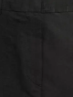 TOTEME Tailored Wide-leg Shorts - Black