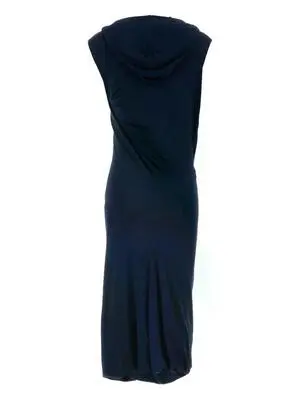 Magda Butrym Draped Hooded Midi Dress