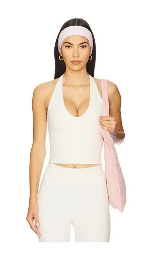 437 Halter Tank Top - Crã¨me