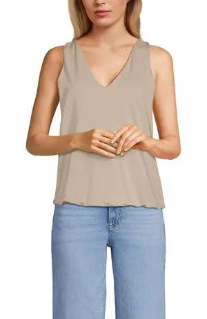 Lands' End Shirred Camis Tanks For Women