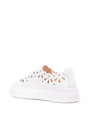 Agl Leather Sneakers - White