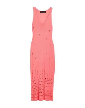MESSAGERIE Maxi Flared Dress - Red