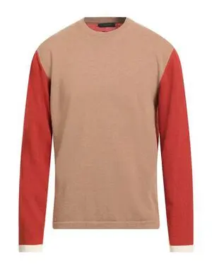 DANIELE FIESOLI Wool & Cashmere Two-tone Sweater - Camel