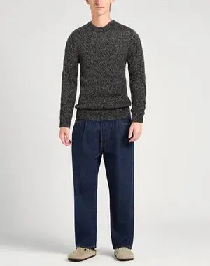Alpha Studio Sweater In Wool Blend - Grey