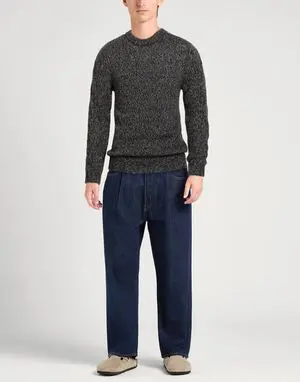 Alpha Studio Sweater In Wool Blend - Grey