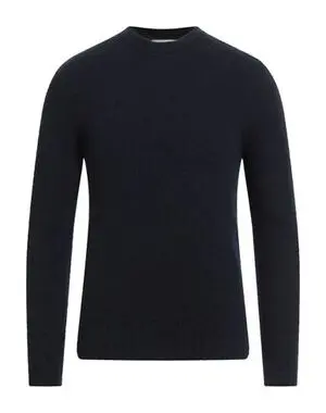 Alpha Studio Wool, Polyamide, Cashmere, And Elastane Sweater - Navy