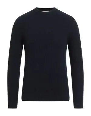 Alpha Studio Wool, Polyamide, Cashmere, And Elastane Sweater - Navy