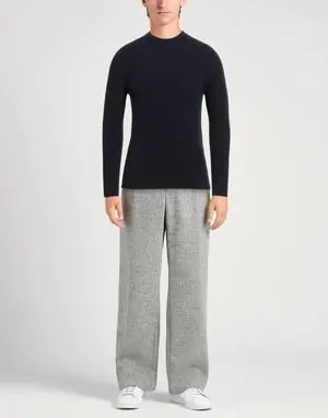 Alpha Studio Wool, Polyamide, Cashmere, And Elastane Sweater - Navy