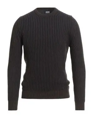 Alpha Studio Ribbed Sweaters For Men