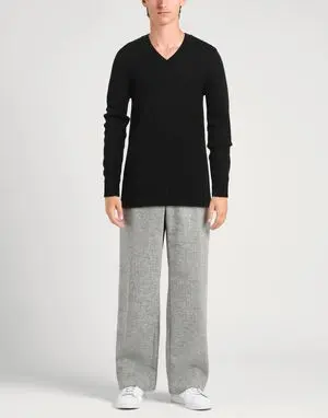 Alpha Studio Sweater In Wool, Viscose, Polyamide, And Cashmere - Black