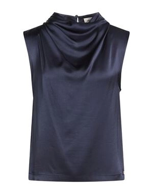OTTOD'AME Satin Sleeveless Top - Blue