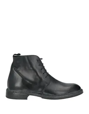 Moma Lace-up Ankle Boots - Black