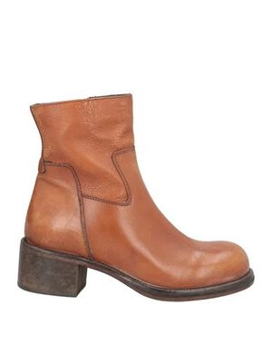 Moma Calfskin Ankle Boots - Brown
