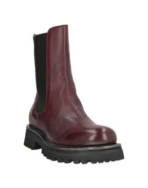 Moma Ankle Boots In Calfskin - Red