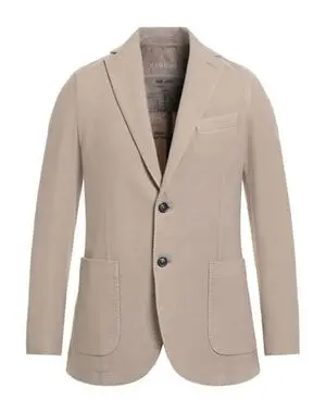 CIRCOLO 1901 Man Blazer Military Green Size 38 Virgin Wool Grey