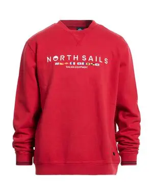 NORTH SAILS Cotton Crewneck Sweatshirt - Red