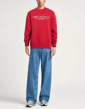 NORTH SAILS Cotton Crewneck Sweatshirt - Red