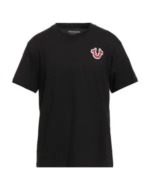 True Religion Man T-shirt Camel Size S Cotton Black