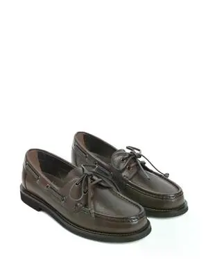 Brunello Cucinelli Leather Loafers - Brown