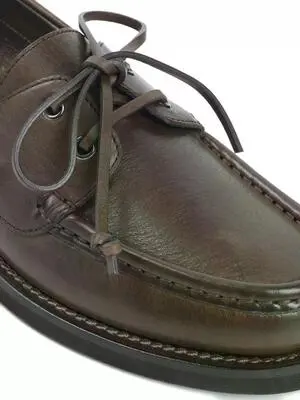 Brunello Cucinelli Leather Loafers - Brown