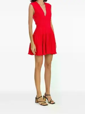 OLYMPIAH Pleated Skater Dress