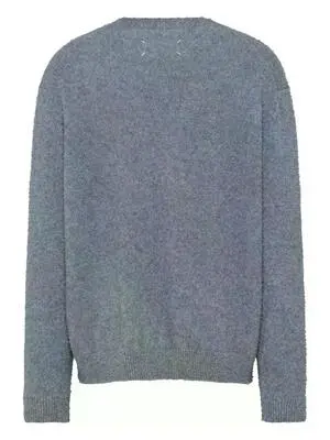 MAISON MARGIELA V-neck Pullover - Blue