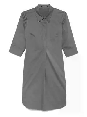 LUISA CERANO Stretch-cotton Shirt Dress