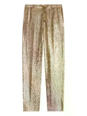 Dries Van Noten Sequin-embellished Trousers