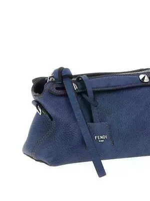 Fendi Foldover Leather Clutch