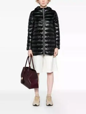 Herno Hooded Puffer Parka - Black