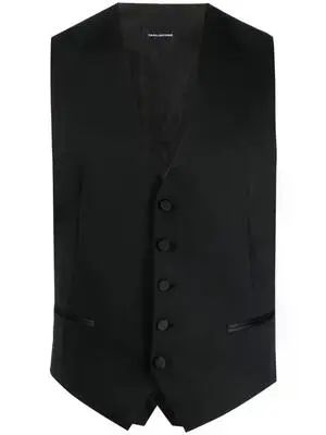 Tagliatore Button-down Cotton Waistcoat