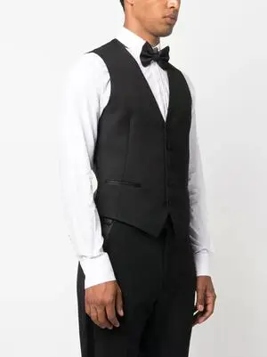 Tagliatore Button-down Cotton Waistcoat