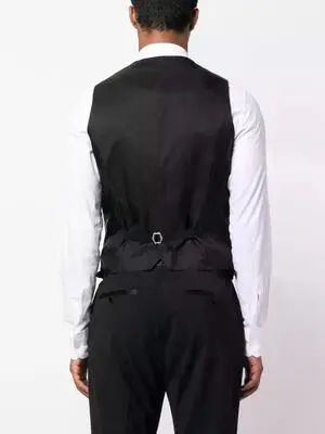 Tagliatore Button-down Cotton Waistcoat