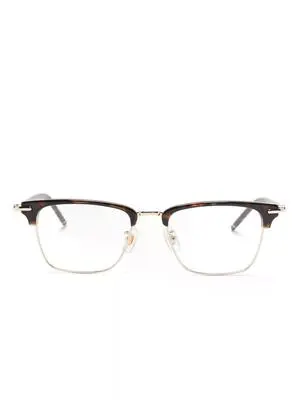 Montblanc Square-frame Eyeglasses - Brown