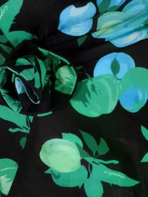 Coperni Floral-print Midi Dress
