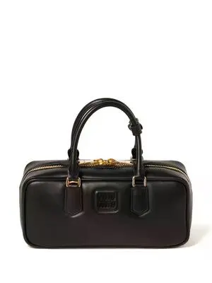 Miu Miu Arcadie Leather Bag - Black