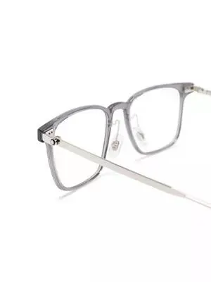 Montblanc Square-frame Glasses - Grey