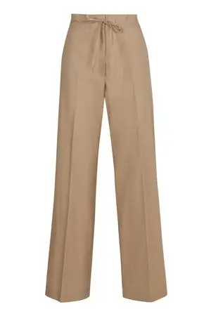 P.a.r.o.s.h Cotton Trousers - Beige
