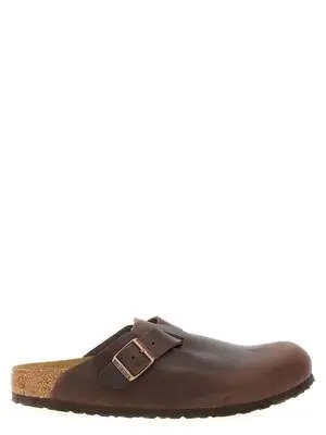 BIRKENSTOCK Boston Sabots - Brown