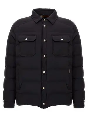 MOORER 'veton' Overshirt - Blue