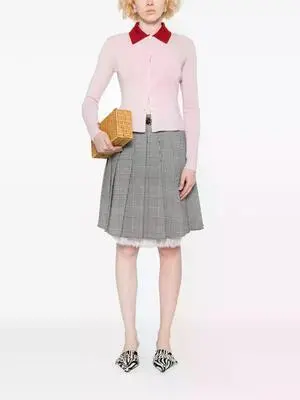 SELF-PORTRAIT Wool Cardigan - Pink