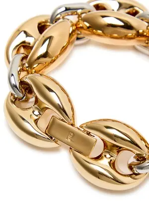 Rabanne Two-tone Chain Bracelet