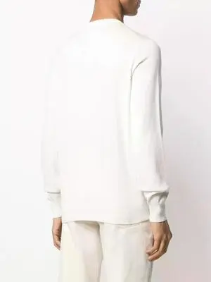 Brunello Cucinelli Crew Neck Sweater - White
