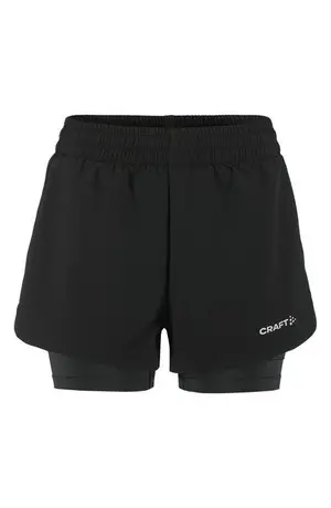 CRAFT Adv Essence 2-in-1 Training Shorts - Black