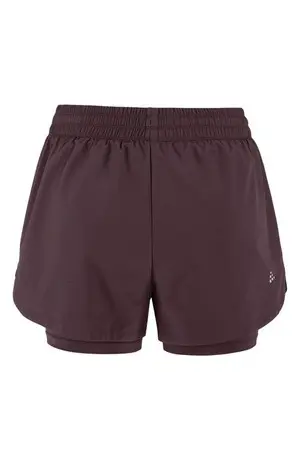 CRAFT Adv Essence 2-in-1 Training Shorts - Dark Plum