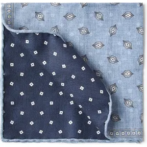 Brunello Cucinelli Pocket Square With Pattern Denim