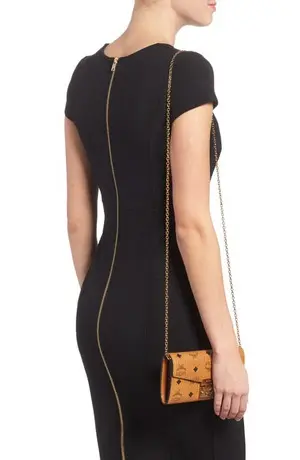 Mcm Tracy Crossbody Wallet In Visetos