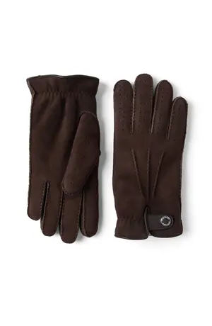 Brunello Cucinelli Shearling Gloves - Brown