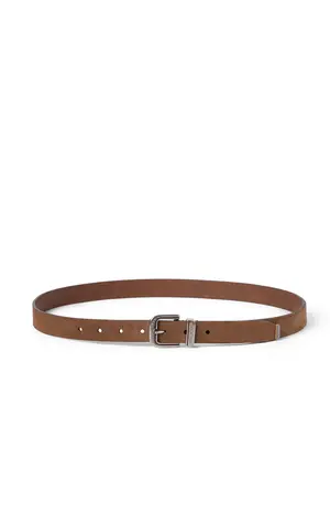 Brunello Cucinelli Leather Belt - Hazelnut
